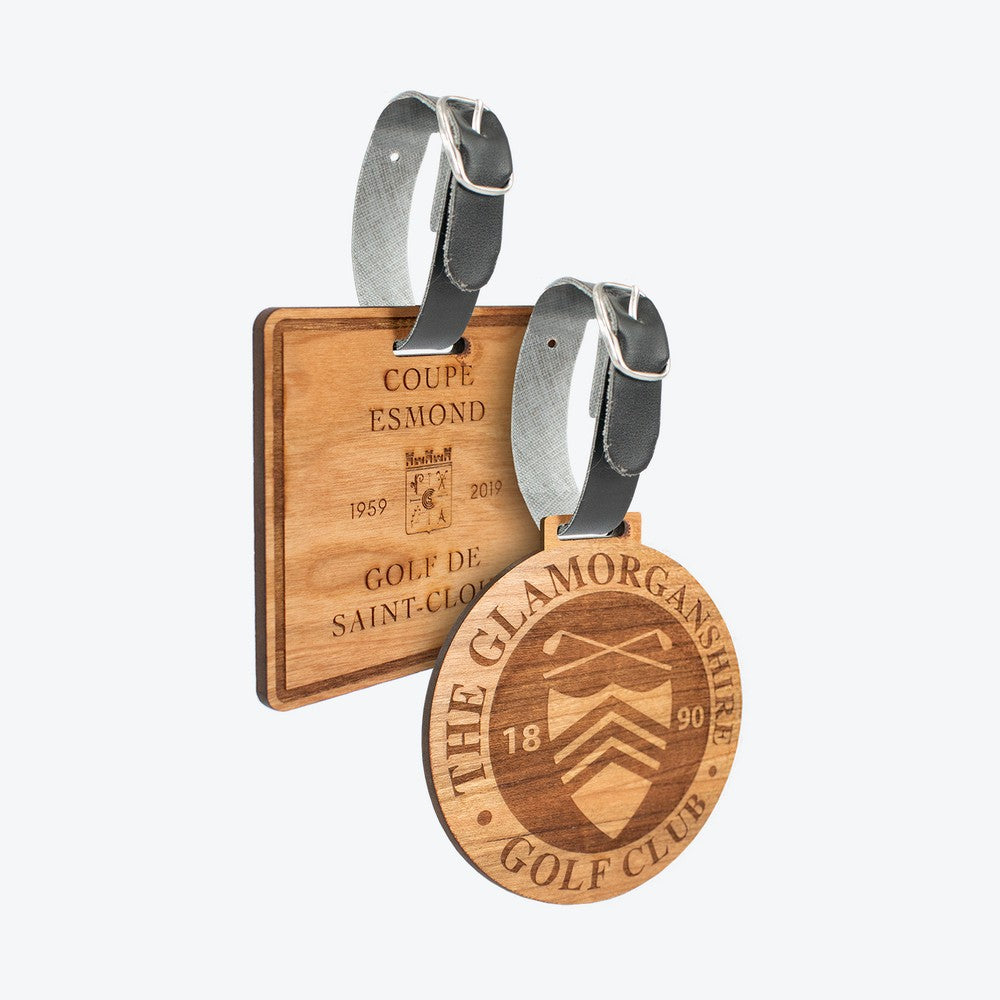 Custom Bamboo Bag Tag – Asbri Golf